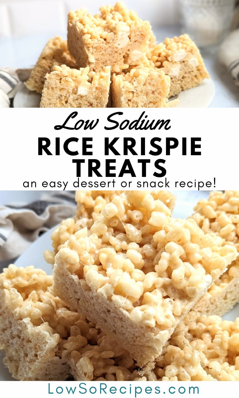 Low Sodium Rice Krispie Treats Recipe - Low So Recipes