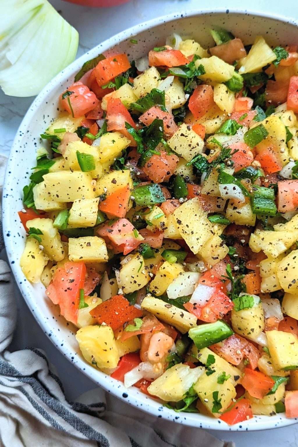 Low Sodium Pineapple Salsa Recipe (No Salt Added)