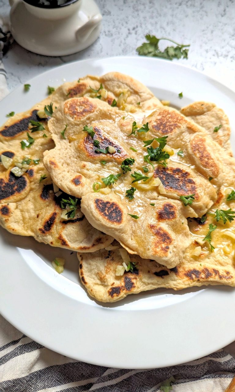 Low Sodium Naan Flatbread Recipe (No Salt Added)