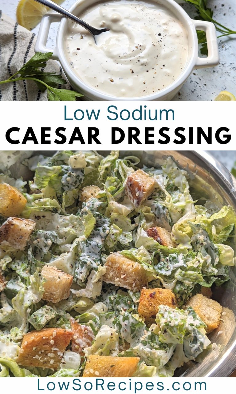 Homemade Low Sodium Caesar Dressing Recipe