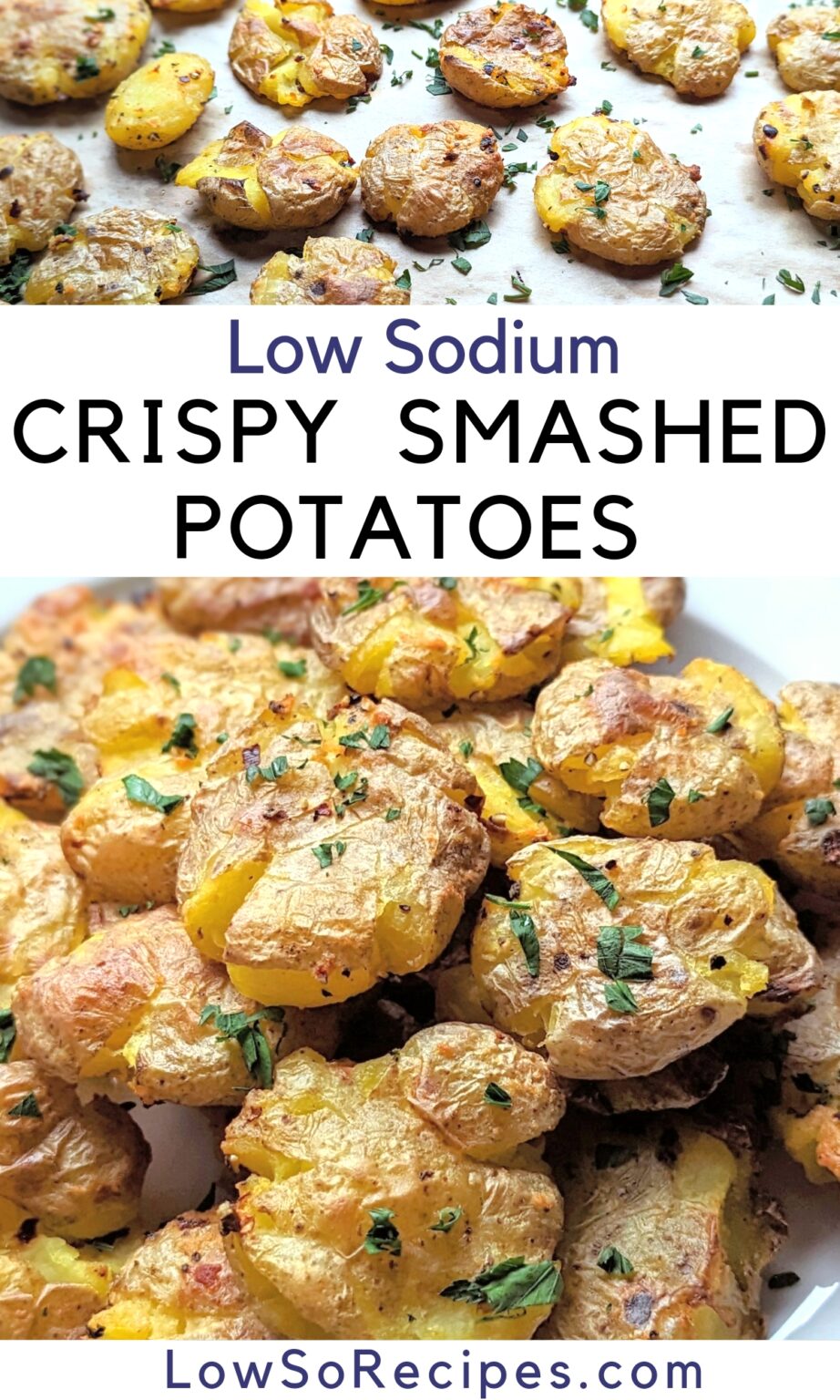 Low Sodium Crispy Smashed Potatoes Recipe - Low So Recipes