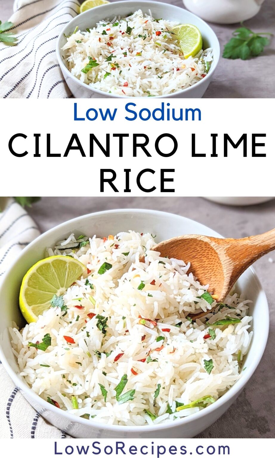 Low Sodium Cilantro Lime Rice Recipe - Low So Recipes