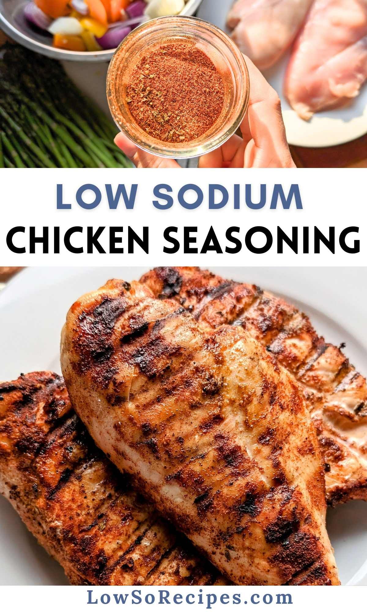 Low Sodium Seasoning for Chicken Recipe (No Salt Added) - Low So Recipes