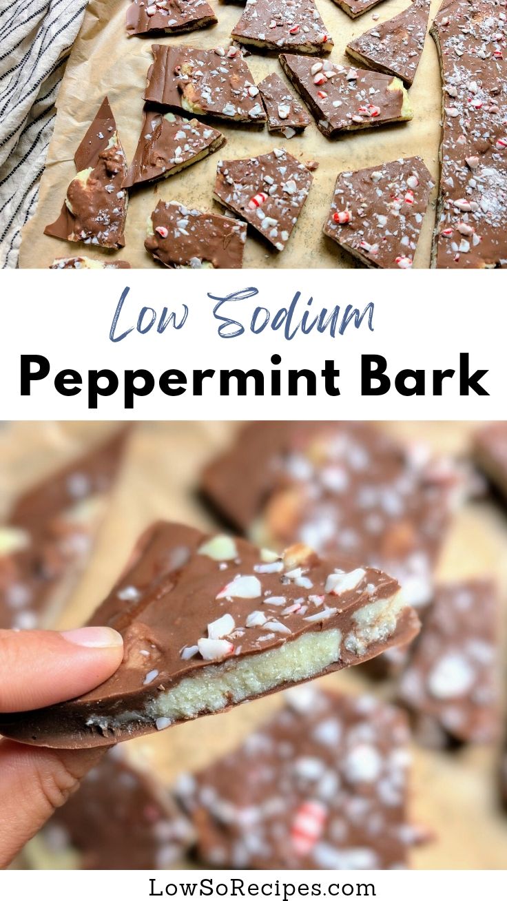 Low Sodium Chocolate Peppermint Bark Recipe - Low So Recipes