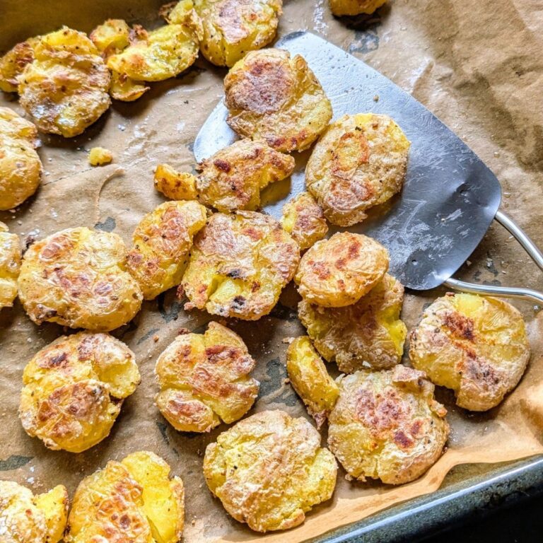 Low Sodium Crispy Smashed Potatoes Recipe - Low So Recipes